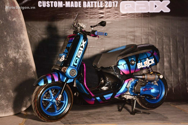 Thú chơi mang tên QBix mẫu xe tay ga đầy công nghệ của Yamaha - Motosaigon