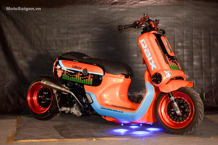 Thú chơi mang tên QBix mẫu xe tay ga đầy công nghệ của Yamaha - Motosaigon